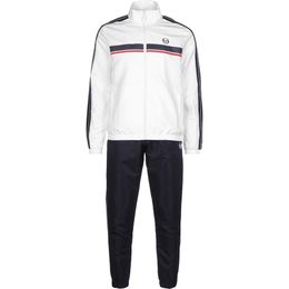 Sergio Tacchini Trainingsanzug 'AGAVE' Herren Größe M nachtblau / rot / weiß