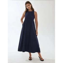 Hiccup Kleid Damen Größe 40 marine Winterkleid