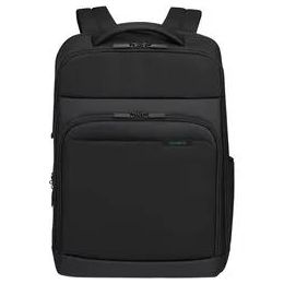 Laptoprucksack Samsonite "MYSIGHT", Gr. B/H/T: 32cm x 46cm x 17,5cm, schwarz, Polyester, Polyurethane, Rucksäcke, Freizeitrucksack Schulrucksack USB-Schleuse Tablet-Laptopfach