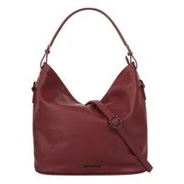Umhängetasche Betty Barclay, Damen, Gr. B/H/T: 41cm x 34cm x 16cm onesize, rot, Kunstfaser, leicht glänzend, unifarben, Taschen