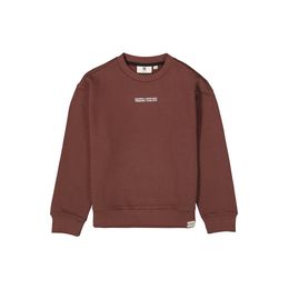 Garcia Sweatshirt Jungen Gr&ouml;&szlig;e 140/146 kastanienbraun / wei&szlig;