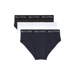 Marc O ́Polo Bodywear Slip / Unterhose Essentials in Navy / Weiß / Schwarz | Gr.: M