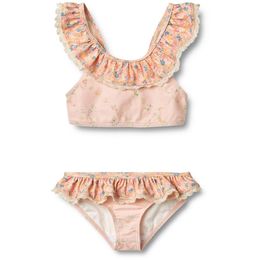 Wheat Bikini M&auml;dchen Gr&ouml;&szlig;e 110 blau / gelb / rosa