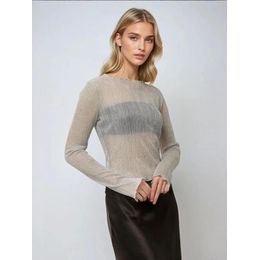 Hiccup Bluse Damen Gr&ouml;&szlig;e XL silbergrau