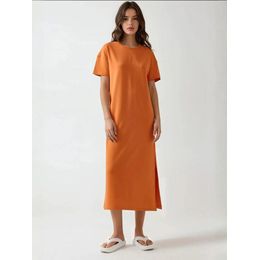 Hiccup Kleid Damen Größe 38 orange Winterkleid