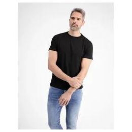 T-Shirt Lerros "Klassisches Rundhals T-Shirt", Herren, Gr. XL, schwarz, 100% Baumwolle, Shirts T-Shirt