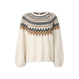 Only Pullover 'ONLREYKJA' Damen Gr&ouml;&szlig;e M beige / sand / grau