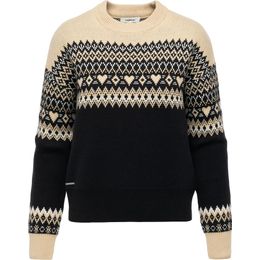 Ragwear Pullover 'Oslana' Damen Gr&ouml;&szlig;e XS beige / schwarz