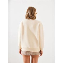 Bianco Lucci Sweatshirt Damen Gr&ouml;&szlig;e M beige / creme / braun