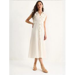 Bianco Lucci Shirt Dress female Beige size M