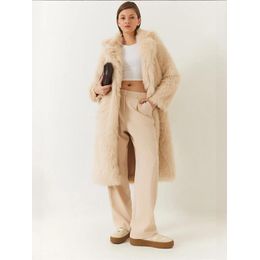 Bianco Lucci Winter Coat female Beige size S