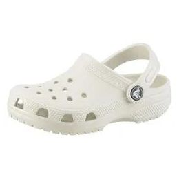 Clog Crocs "Classic K", Jungen, Gr. 32, beige (creme), CrosliteTM, unifarben, Schuhe Clog, Sommerschuh, Hausschuh, Badeschuh mit schwenkbarem Fersenriemchen