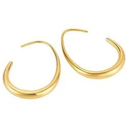 Paar Ohrhaken Firetti "Schmuck Geschenk Edelstahl Ohrschmuck Ohrringe Classic", gold (gelbgoldfarben), Ohrringe, Damen, Edelstahl