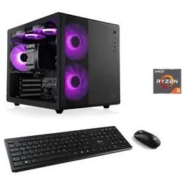 CSL PC "Cube V24178", schwarz, Microsoft Windows 11 Home (64 Bit), 32 GB RAM 1.000 GB SSD, Desktop-PCs, PC