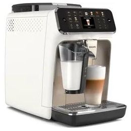 Philips Kaffeevollautomat "EP5547/90 5500 Series, 20 Kaffeespezialitäten (heiß oder eisgekühlt)", weiß (chrom, weiß), B:24,6cm H:37,1cm T:43,3cm, Kaffeevollautomaten, LatteGo-Milchsystem, SilentBrew Technologie, Schwarz verchromt, Topseller