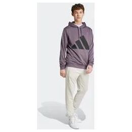 Trainingsanzug Adidas SPORTSWEAR "M BL FT HD TS", Herren, Gr. M, grau strata, Obermaterial: 100% Polyester, Sportanzüge, aus weichem French-Terry-Material, Hoodie