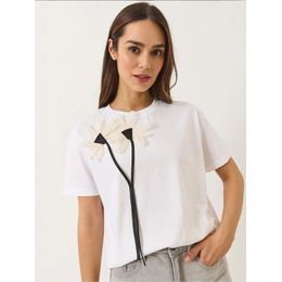 Bianco Lucci Shirt female White size L