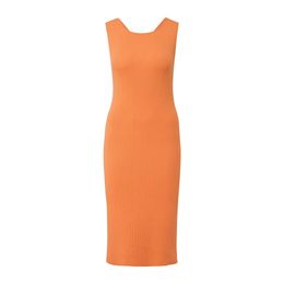 s.Oliver BLACK LABEL Kleid Damen Größe 46 orange Winterkleid