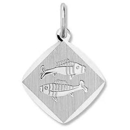 Sternzeichenanhänger ONE ELEMENT "Sternzeichen Anhänger aus 925 Silber", silber, Schmuckanhänger, Damen, Fische im Setmit Halskette, Silber 925 (Sterlingsilber), das perfekte Geburtstagsgeschenk für Frau und Mann