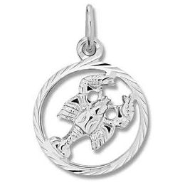 Sternzeichenanhänger ONE ELEMENT "Sternzeichen Anhänger aus 925 Silber", silber, Schmuckanhänger, Damen, Krebs im Setmit Halskette, Silber 925 (Sterlingsilber), das perfekte Geburtstagsgeschenk für Frau und Mann