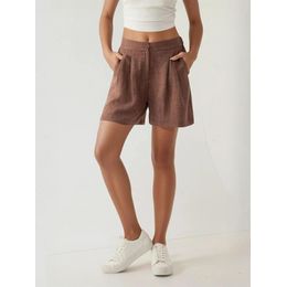 Hiccup Pleat-Front Pants female Brown size XS