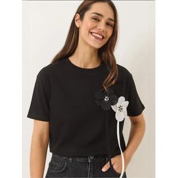 Bianco Lucci Shirt female Black size L