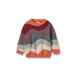 Wheat Pullover 'Knud' Jungen Gr&ouml;&szlig;e 110 creme / navy / orange / dunkelrot