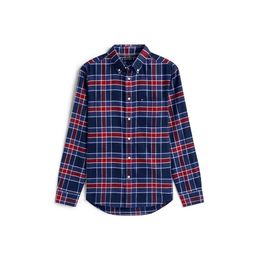 Tommy Hilfiger Hemd 'Tartan' Herren Größe S blau / rot / weiß