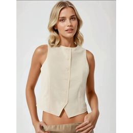 Hiccup Anzugweste Damen Gr&ouml;&szlig;e 42 naturwei&szlig;