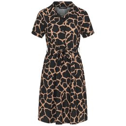 Cloud5ive Shirt Dress female Beige, Black size XXL
