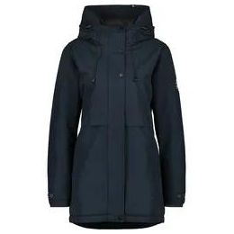 alife and kickin Winterjacke ALIFE & KICKIN "Damen MarlyAK A Winterjacke, Jacke", Damen, Gr. XS, blau (marine), 100% Polyester, Jacken Winterjacke, Leicht taillierte Jacke mit &Auml;rmelb&uuml;ndchen und Kapuze