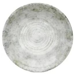 Pastateller Van Well "Korfu, tiefer Teller 21,5 cm, 6 Stück", grau, H:5cm Ø:21,5cm, Porzellan, Speiseteller, mit Digitaldruck, spülmaschinen- und mikrowellengeeignet