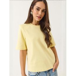 Bianco Lucci T-Shirt Damen Gr&ouml;&szlig;e M zitronengelb