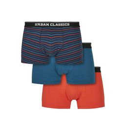 Urban Classics Boxershorts Herren Größe XXL blau / nachtblau / orangerot