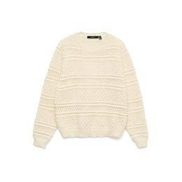 V&eacute;ro Moda VERO MODA Pullover 'VMLEO' Damen Gr&ouml;&szlig;e L beige