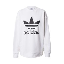 adidas originals Sweatshirt 'Trefoil' Damen Größe L schwarz / weiß