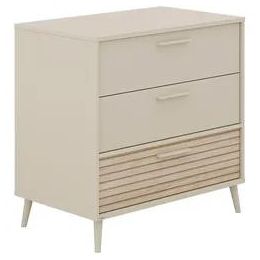 Wickelkommode Paidi "EEFJE in Beige, 3 Schubladen mit Soft-Close, verschiedene Ausführungen", beige (cashmere, beige, beige, cashmere, beige), B:95cm H:93cm T:57cm, Spanplatte, Wickelkommoden, langlebige Kommode, geprüfte Sicherheit, Wickeltisch aus Holz