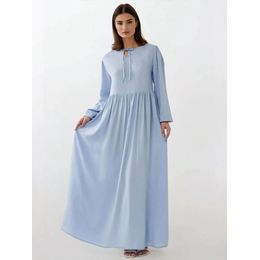 Hiccup Kleid Damen Größe 38 taubenblau Winterkleid