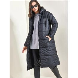 Bianco Lucci Mantel Damen Größe M schwarz Wintermantel