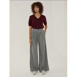 Hiccup Pleat-Front Pants female Grey size M