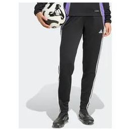Trainingshose Adidas PERFORMANCE "TIRO24 TRPTW", Damen, Gr. S, N-Gr, schwarz, lila rush, Obermaterial: 100% Polyester, Hosen