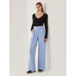 Hiccup Pleat-Front Pants female Blue size XXS
