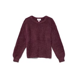 Vero Moda Girl Pullover 'PUFF' M&auml;dchen Gr&ouml;&szlig;e 122/128 purpur