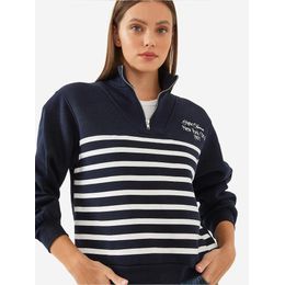 Bianco Lucci Sweatshirt Damen Gr&ouml;&szlig;e S marine / wei&szlig;