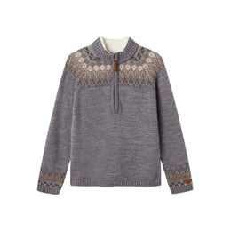 name it Pullover Jungen Größe 116 grau / mischfarben