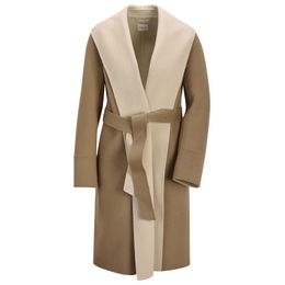 Madeleine Mode MADELEINE Mantel Damen Gr&ouml;&szlig;e 4XL beige Wintermantel