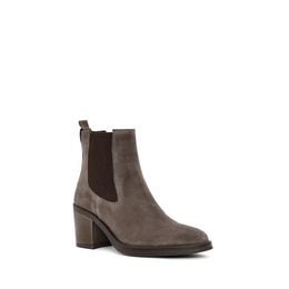 Derimod Chelsea Boots Damen Größe 36 braun / schwarz Winterschuhe