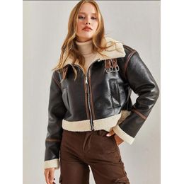 Bianco Lucci Jacke Damen Größe M schwarz