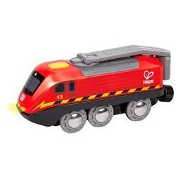 Spielzeug-Eisenbahn HAPE "Aufladbare Lok", bunt, Spielzeugfahrzeuge, KinderB:18cm H:10cm T:5cm, B:18cm H:10cm T:5cm