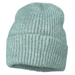 Strickmütze CAPO, Damen, water, Strick, Materialmix, casual, Mützen, Dezente Melange-Töne, Grobstrick
